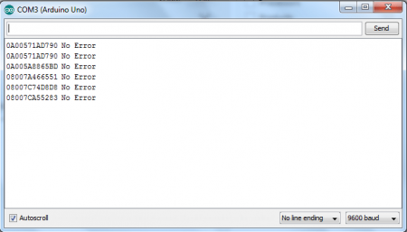 Interfacing EM-18 RFID Reader Module with Arduino Uno