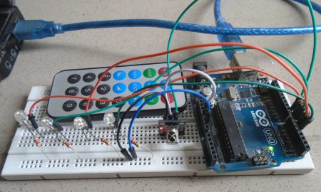 Controlling LED's using Remote Control - Arduino Project