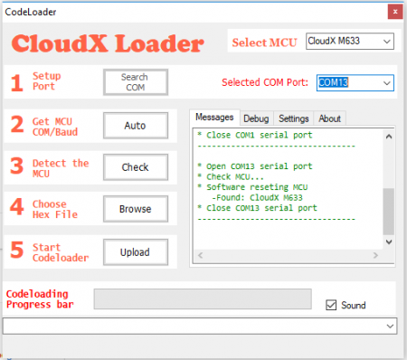 Getting Started with CloudX Development Board - Blinking LED
