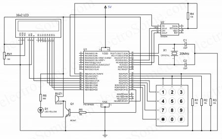 Digital Alarm Clock using PIC Microcontroller and DS3234 RTC