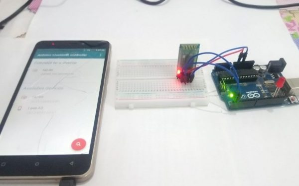 Interfacing HC-05 Bluetooth Module with Arduino Uno